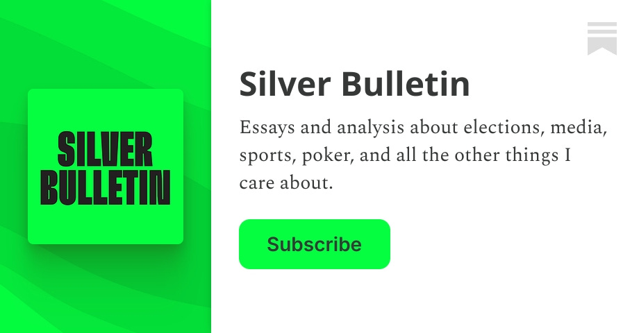 Coming soon - by Nate Silver - Silver Bulletin