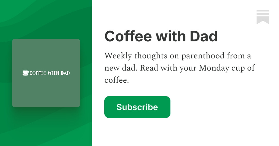 Coffee with Dad | Nathaniel | Substack