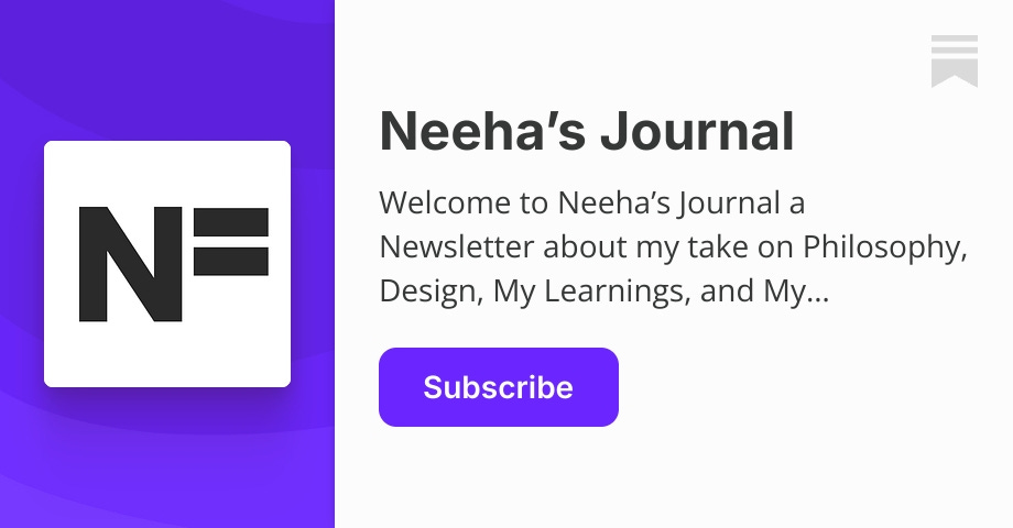 Neeha’s Journal | Neeha Fathima | Substack