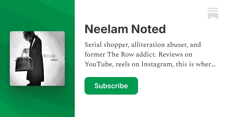 Neelam Noted | Neelam Ahooja | Substack