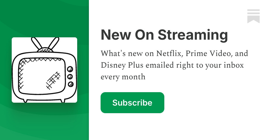 New On Streaming | Substack