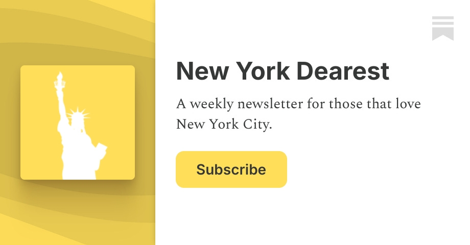 New York Dearest | New York Simply | Substack
