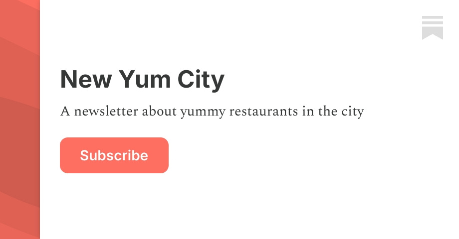 New Yum City | Substack
