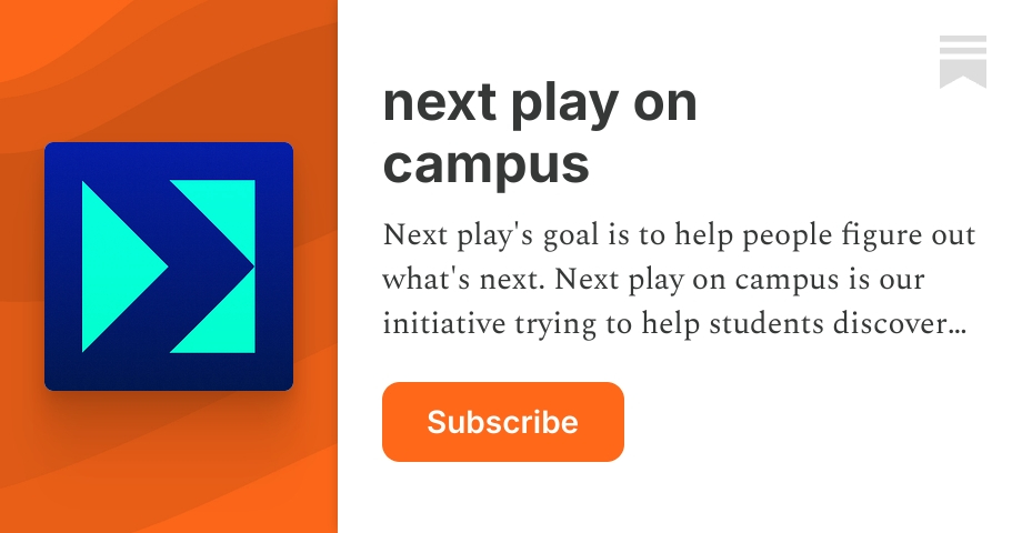 next play on campus | Ben Lang | Substack
