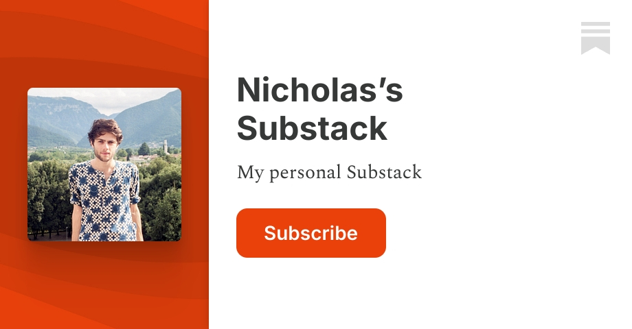 Nicholas’s Substack | Nicholas Alfino | Substack