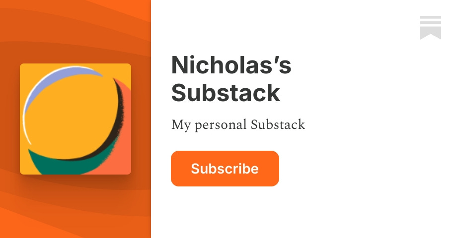 Nicholas’s Substack | Nicholas Moreano | Substack
