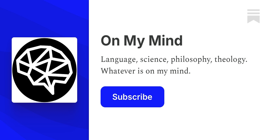 On My Mind | Nick Hight | Substack