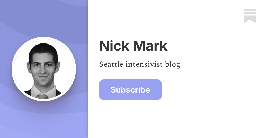 Nick Mark | Nick Mark MD | Substack