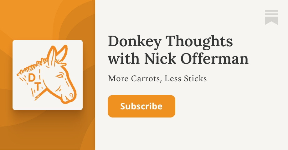 Donkey Thoughts with Nick Offerman | Substack