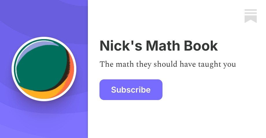 Arithmetic tables - by Nicholas Roe - Nick's Math Book