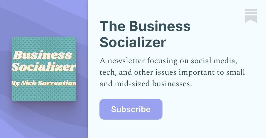 The Business Socializer Podcast | Nick Sorrentino | Substack