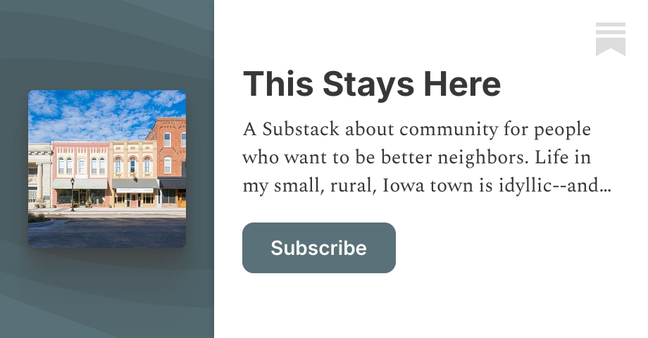 This Stays Here | Nicole Baart | Substack