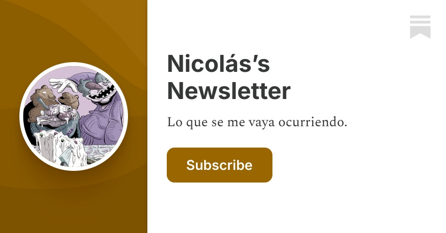 Nicolás’s Newsletter | Nicolás Forero | Substack