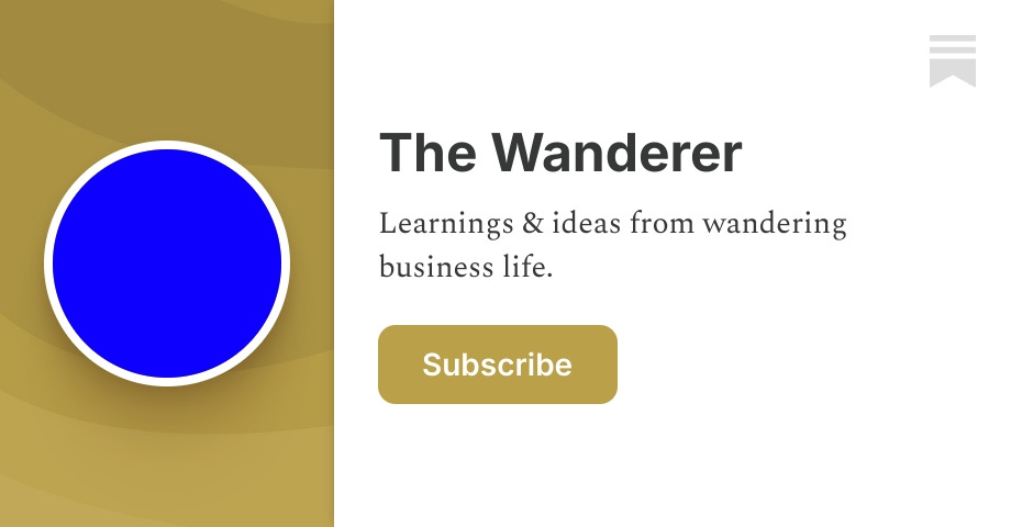 The Wanderer | Substack