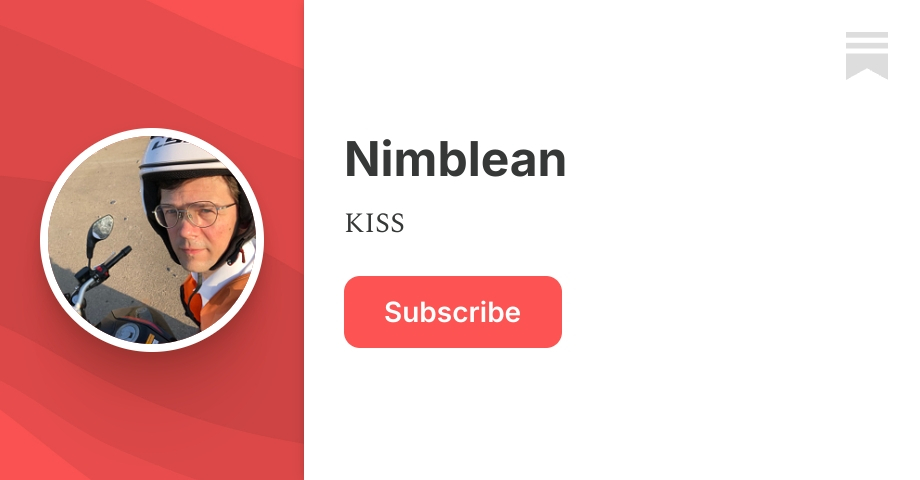 Nimblean | Jakobas Karmelis | Substack