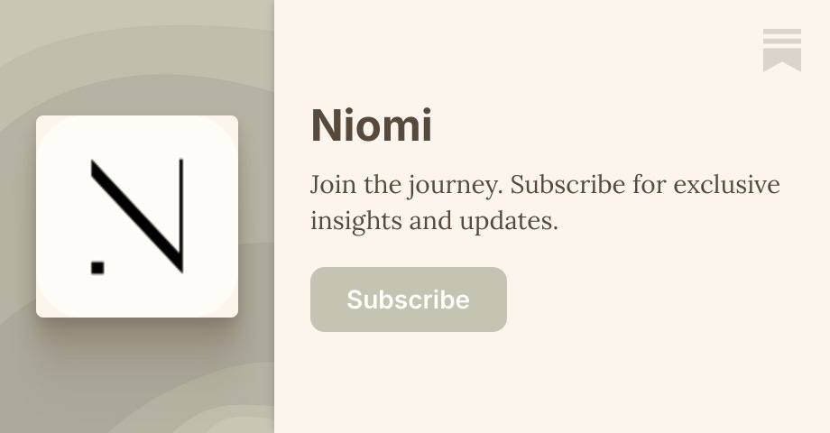 Niomi | Niomi Smart | Substack