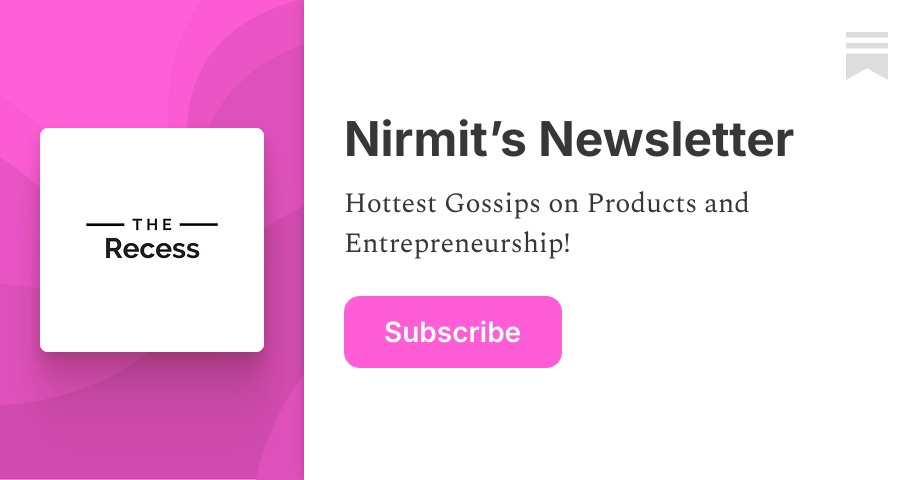 Nirmit’s Newsletter | Nirmit Kumar Meher | Substack
