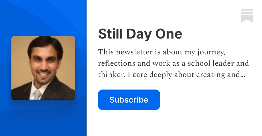 Still Day One | Nishant Mehta | Substack