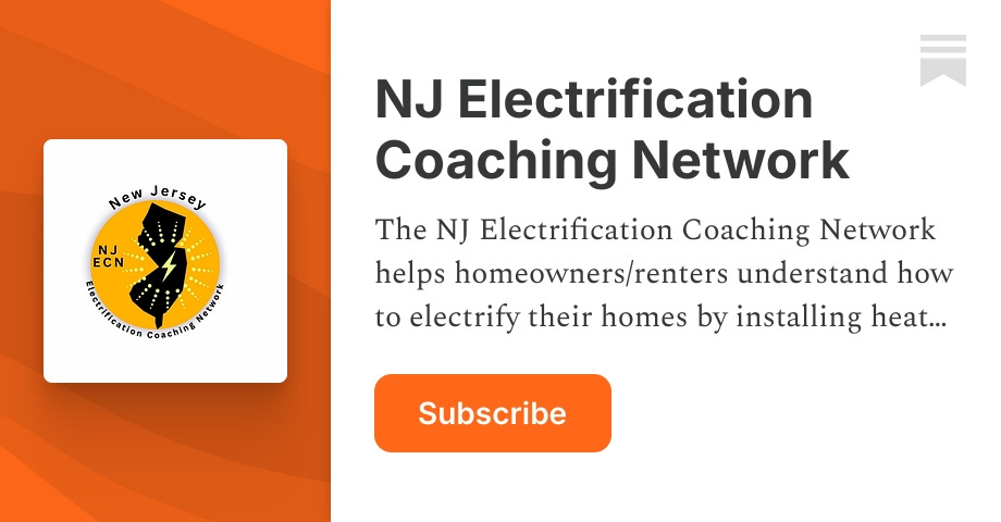 NJ Electrification Coaching Network | Betsy L | Substack
