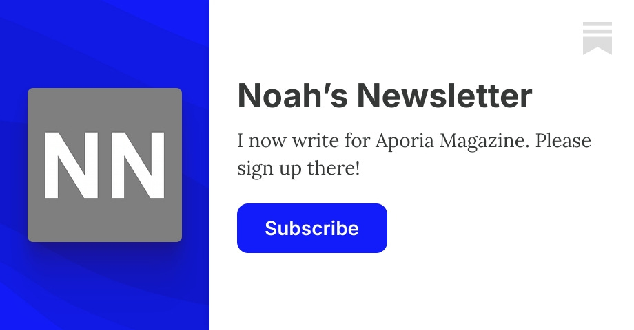 Noah’s Newsletter | Noah Carl | Substack