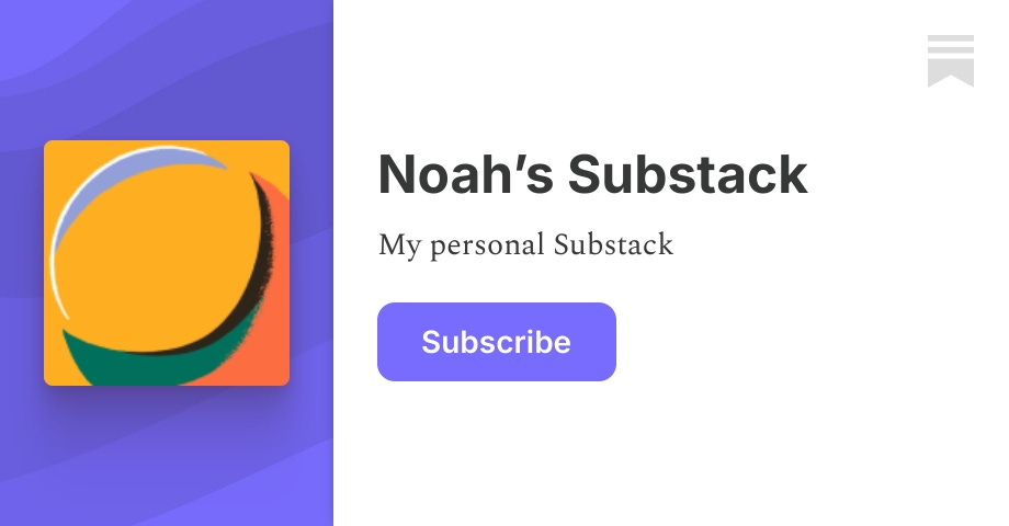 Noah’s Substack | Noah Goodman | Substack