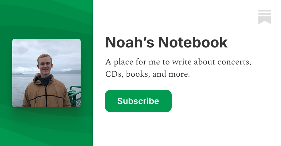 Noah’s Notebook | Noah Mennenga | Substack