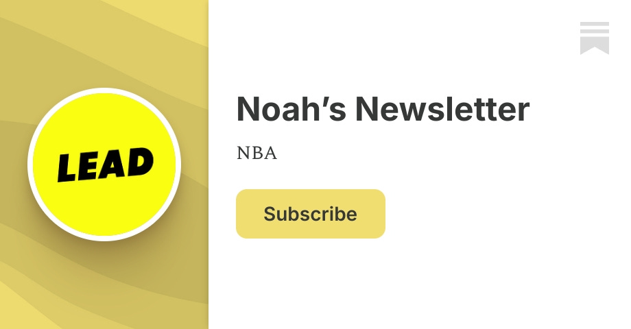Noah’s Newsletter | Noah Weitzel | Substack