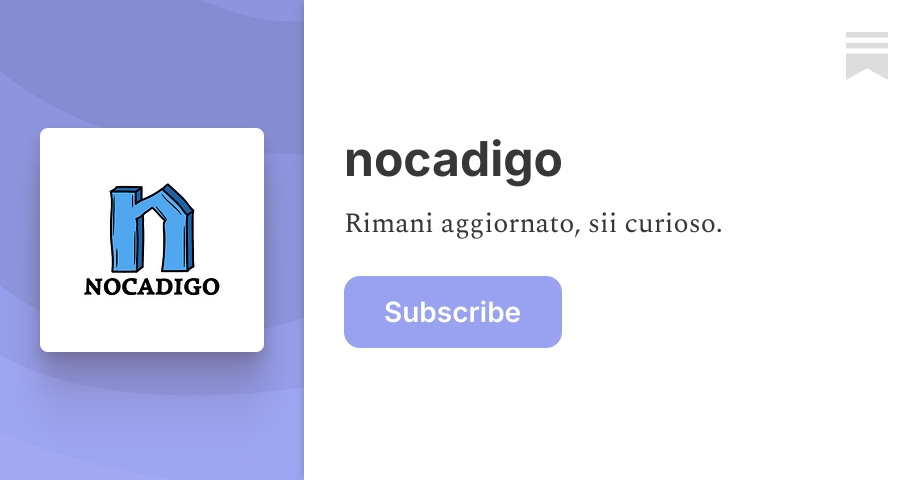 nocadigo | Vincenzo Iadevaia | Substack