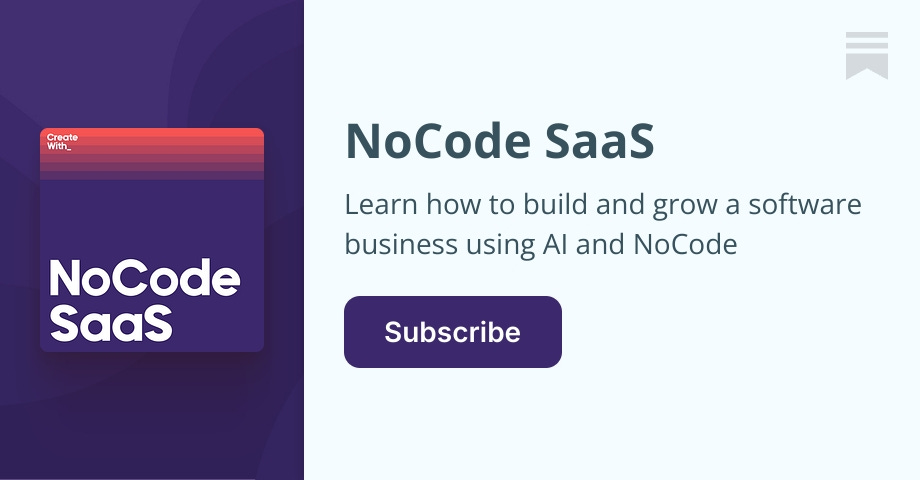 NoCodeSaas - Issue 1 - Let's talk building SaaS with #nocode