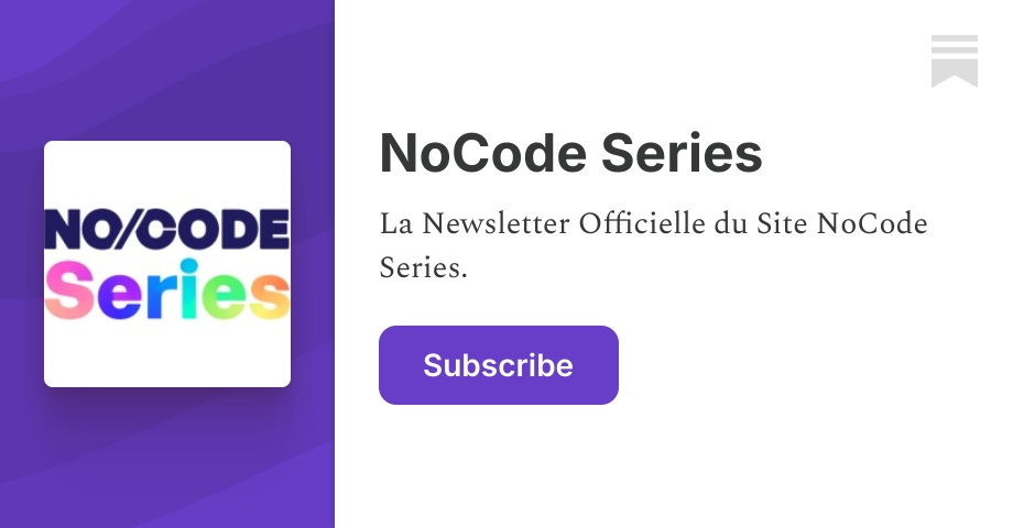 NoCode Series | Substack