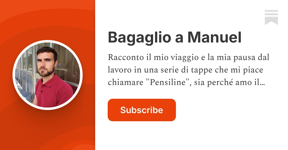 Bagaglio a Manuel | Manuel Gatti | Substack