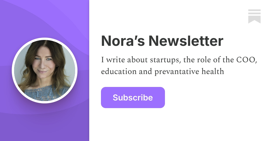 Nora’s Newsletter | Nora Peterson | Substack