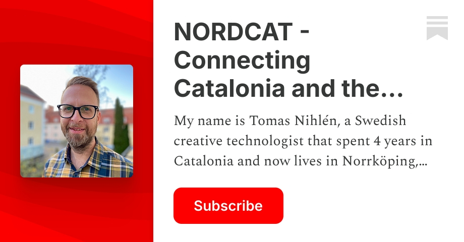 NORDCAT - Connecting Catalonia and the Nordic countries | Tomas at NORDCAT | Substack