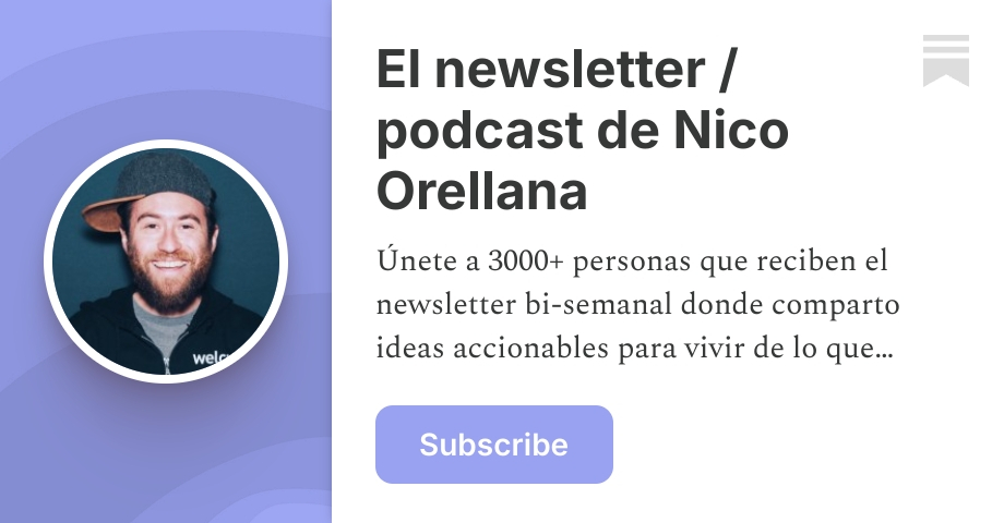 El Podcast de Nico Orellana | Substack