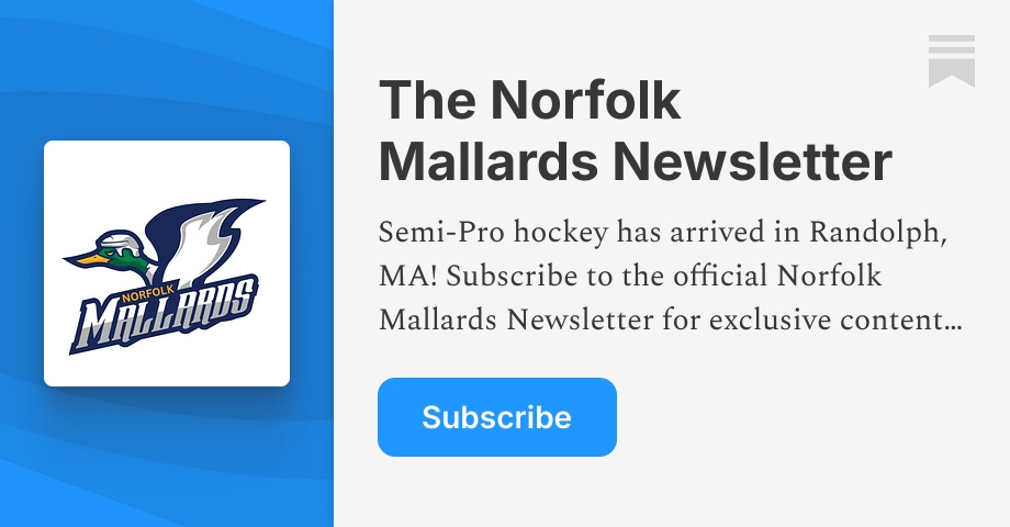 CANTON MALLARDS NEWSLETTER: MEGA MONDAY EDITION