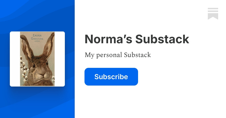 Norma’s Substack | Norma Parfitt | Substack