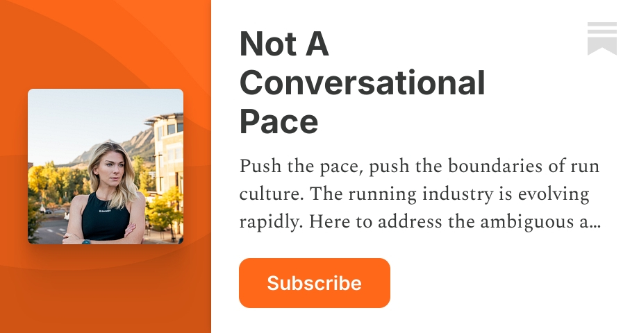 Not A Conversational Pace | Allison | Substack