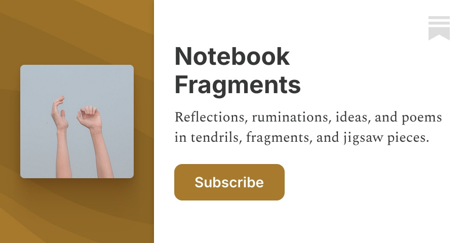 Notebook Fragments | Kristoff Peralta | Substack