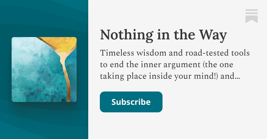 Nothing in the Way | Sunni (Sun) Brown | Substack