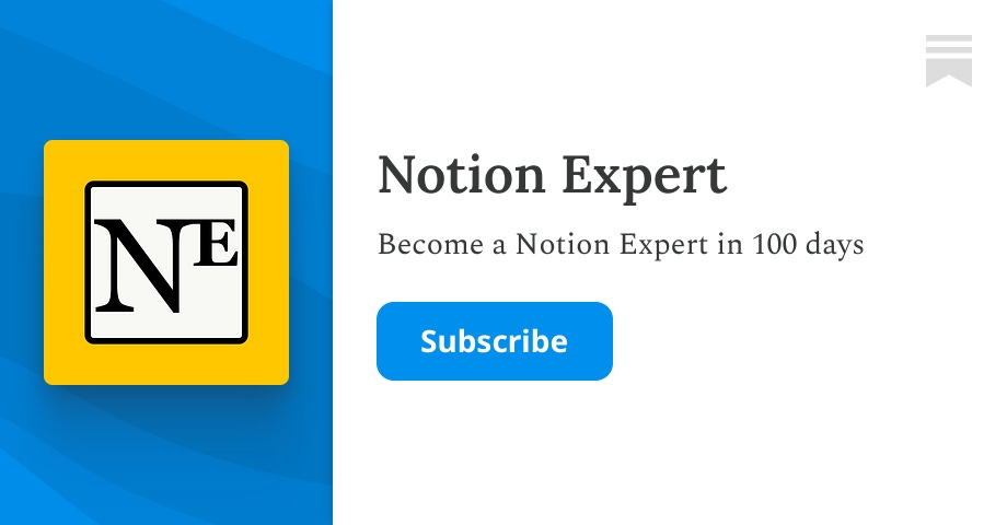 Notion Expert | Substack