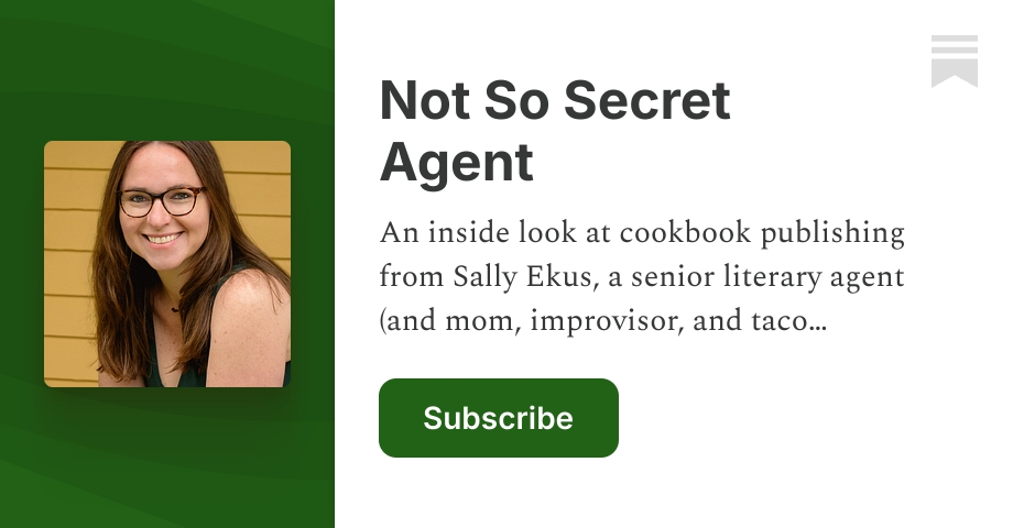 Not So Secret Agent | Sally Ekus (she/her) | Substack