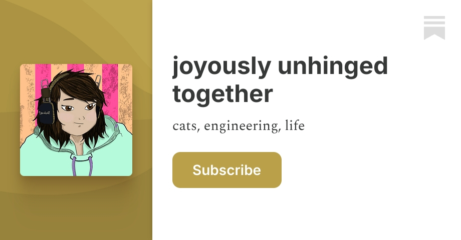 joyously unhinged together | Nina | Substack
