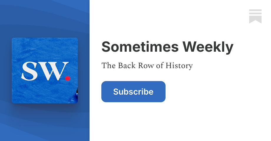 Sometimes Weekly | Nick Butler | Substack