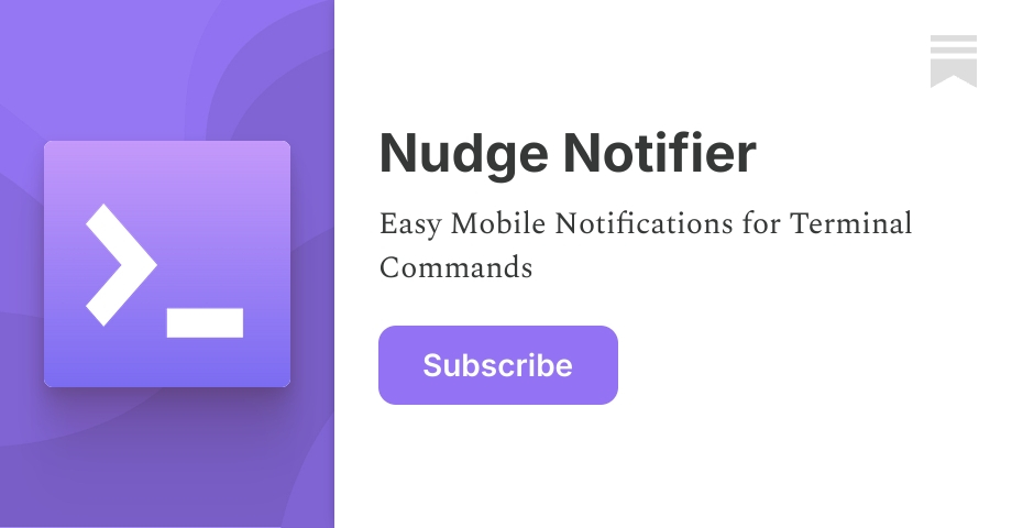 Nudge Notifier | Substack