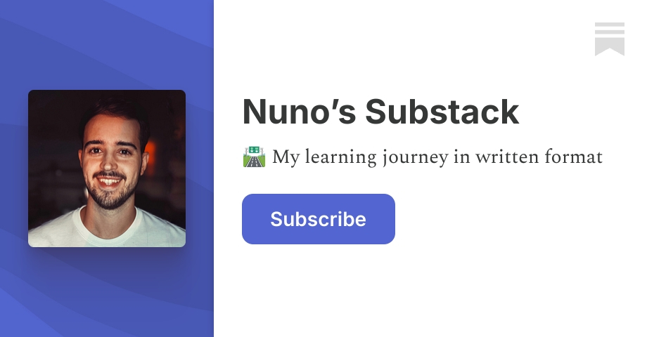 Nuno’s Substack | Nuno Belo | Substack
