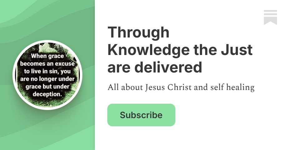 Through Knowledge the Just are delivered | Nyashadzashe | Substack