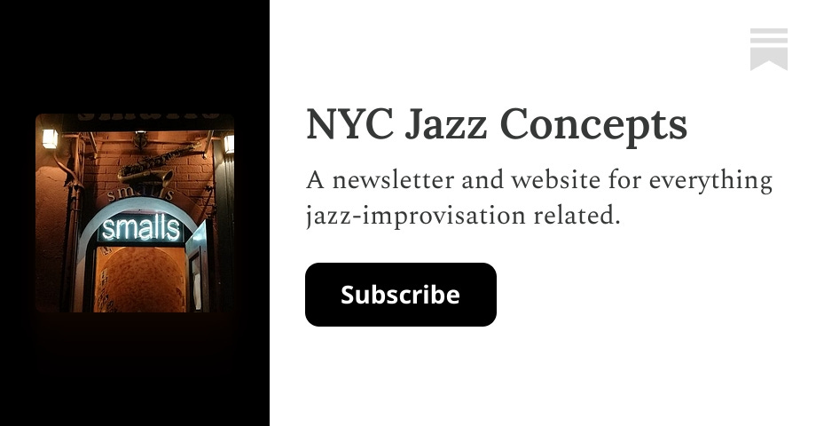 NYC Jazz Concepts | Substack