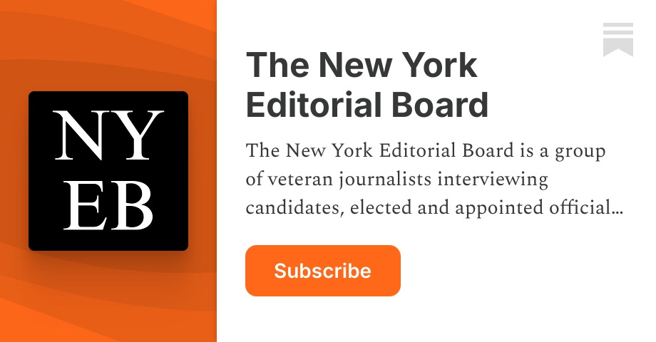 The New York Editorial Board | Substack