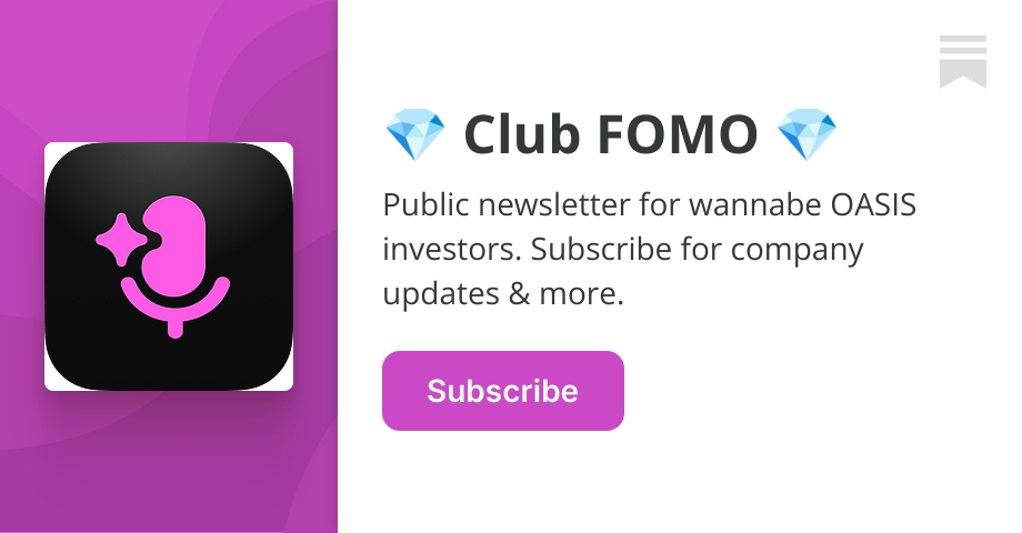 💎 Club FOMO 💎 | Matt Mireles | Substack