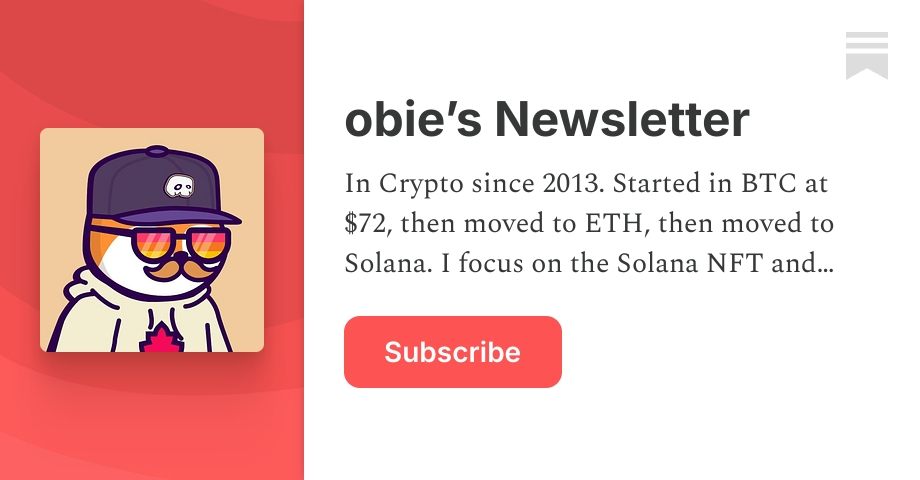 obie’s Newsletter | Substack